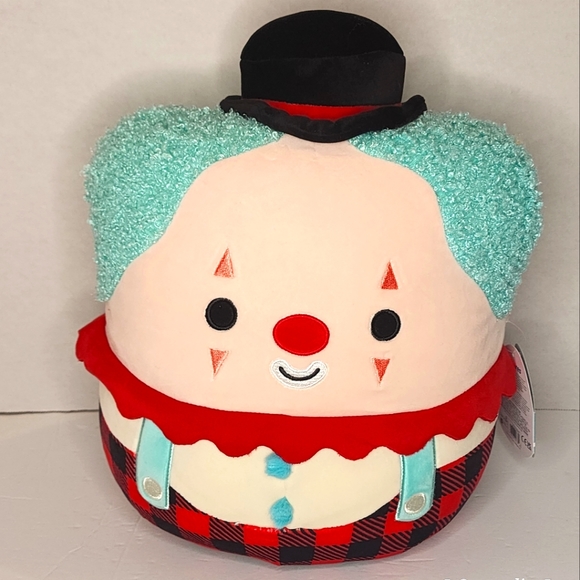 Squishmallows | Toys | Ukee Htf Teal Red Clown Original Squishmallow By ...